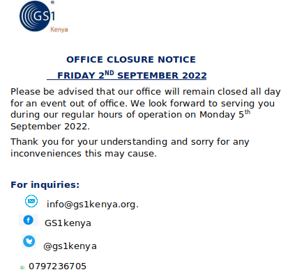 GS1Kenya|The Global Language of Business